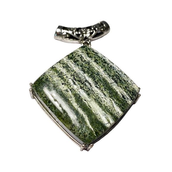 Handmade | Jewelry | Natural Silverlinejasper Gemstone In A Handcrafted ...